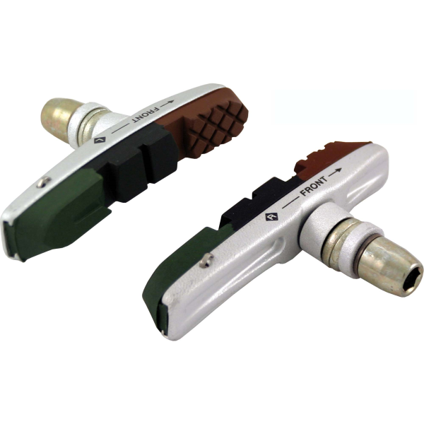 Alligator - Coppia pattini e portapattini freno V-brake 72mm tripla me ...